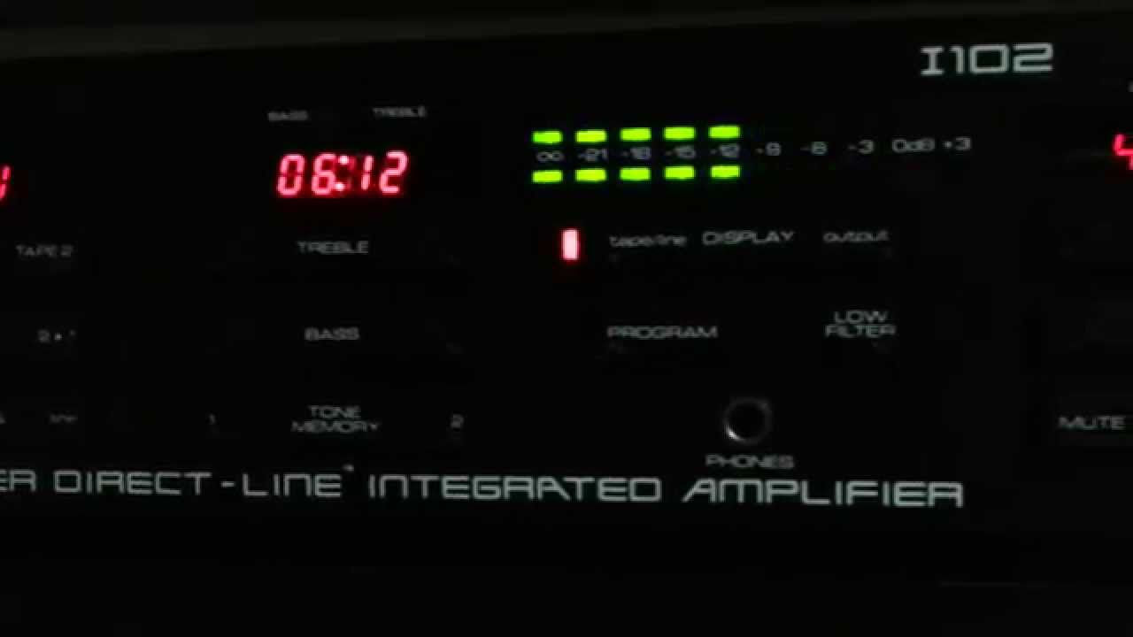 SAE I-102 Stereo Computer Direct-Line Integrated Amplifier, Sound Test ...