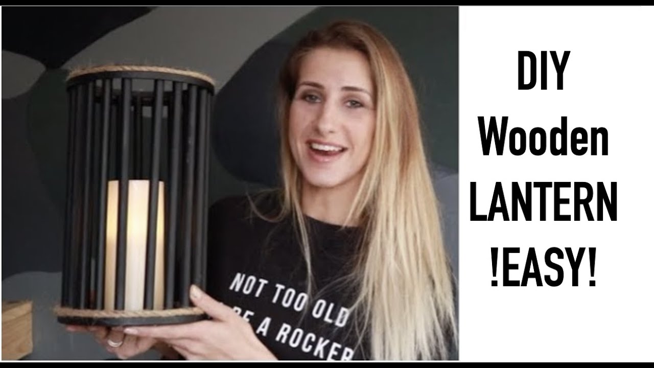 HOW TO MAKE A LANTERN FROM WOODEN STICKS - YouTube