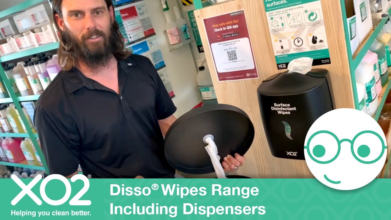 XO2 | Disso® Wipes Range Including Dispensers - YouTube