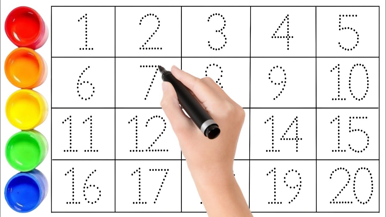 Learn Counting 1 to 100 | One two three | Numbers name in english | 123 ...