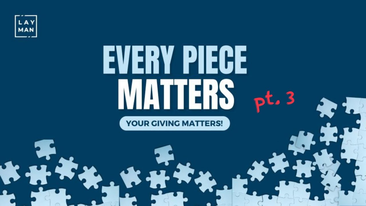 Every Piece Matters Fundraiser Campaign pt. 3 - YouTube
