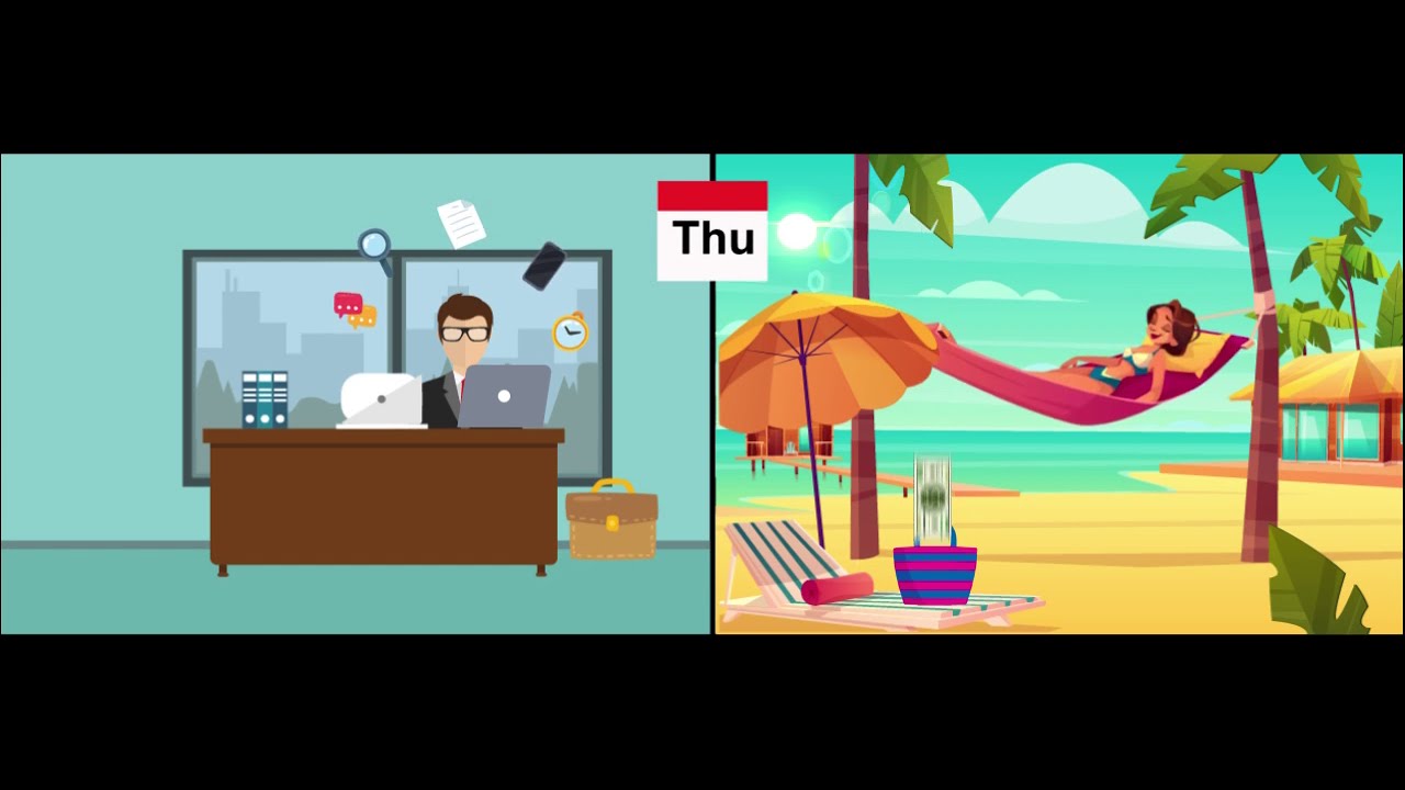 Passive and active income animation, 2d animation, GIF animation, Adobe ...