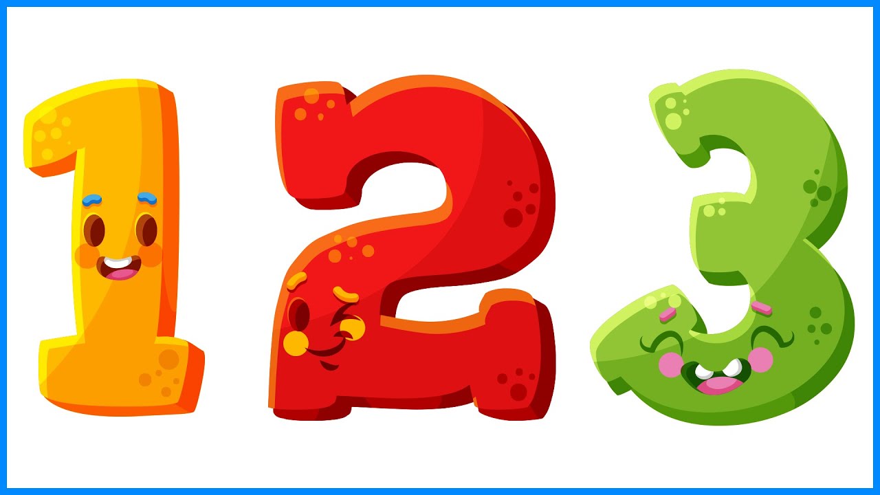 Learn Numbers 1 To 10, 123 Number Names | Kindergarten Education ...