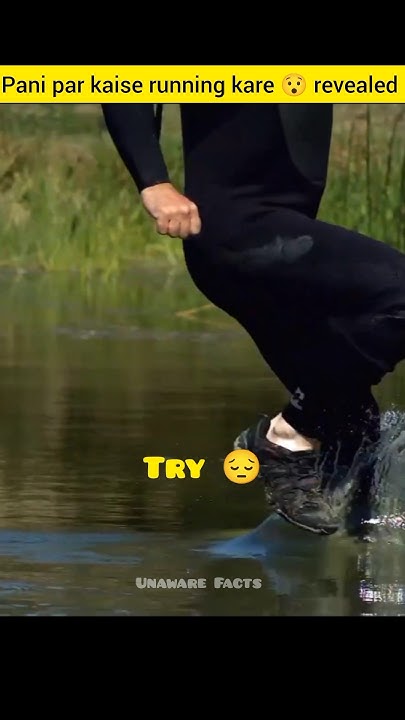 How to run on water? 😱 - YouTube