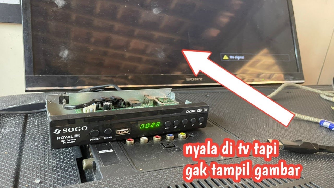 Stb SOGO hidup/nyala tapi di tv tidak ada gambar - YouTube