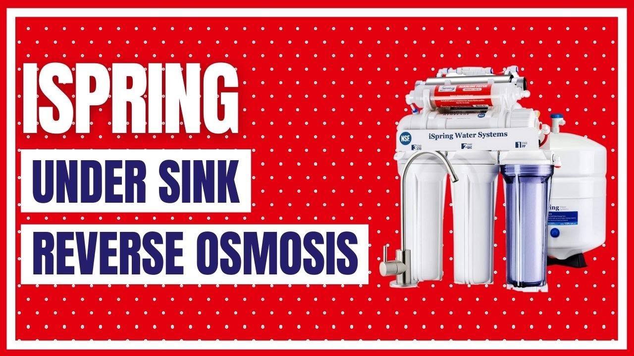 iSpring RCC7AK-UV, 75GPD 7-Stage Under Sink Reverse Osmosis - YouTube