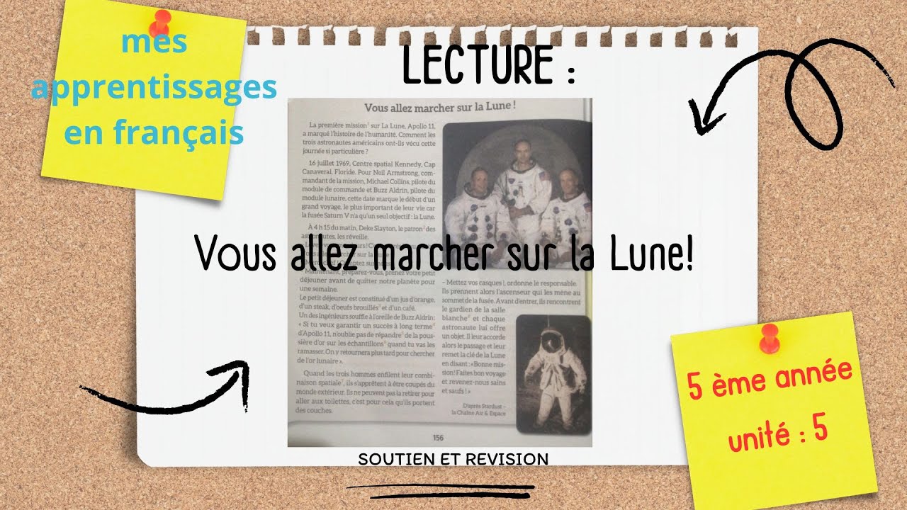 lecture : Vous allez marcher sur la Lune! mes apprentissages en ...