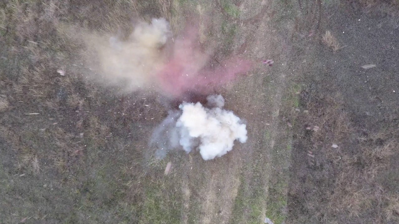 Pig blown up captured by drone - YouTube