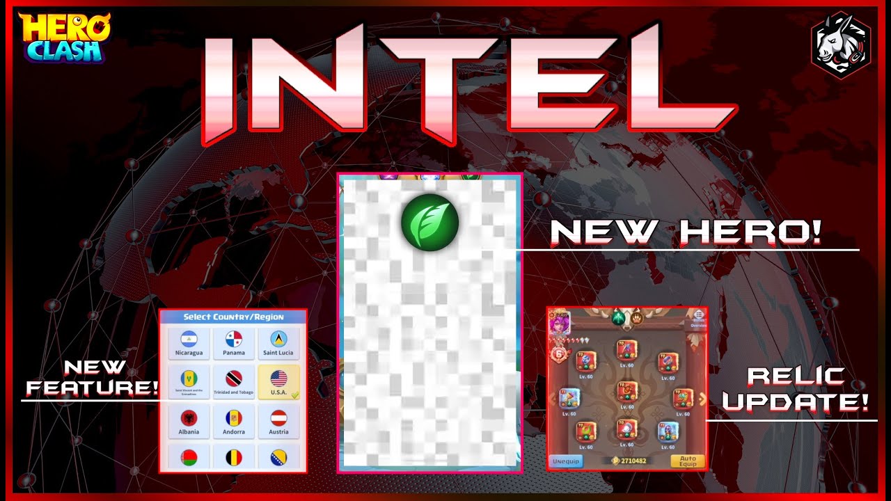*NEW* Hero Clash Intel Series! | Relic Update, New features, + New hero ...
