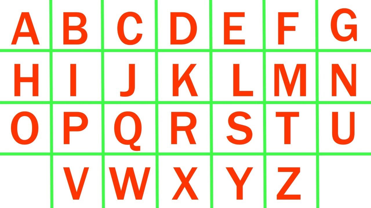 ABCDEF capital letter alphabet | ABCDEFG | ABCDEF learning video ... ABCDEF capital letter alphabet | ABCDEFG | ABCDEF learning video ...