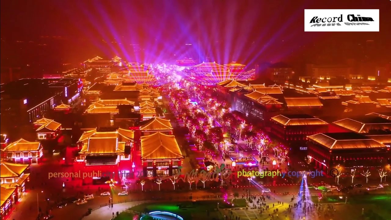 Datang city that never sleeps（大唐不夜城） - YouTube