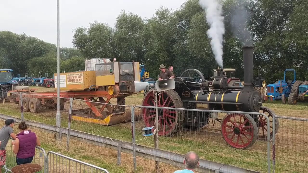 New Zealand Burrell Traction Engine Tractor Pulling Welland 2019 - YouTube