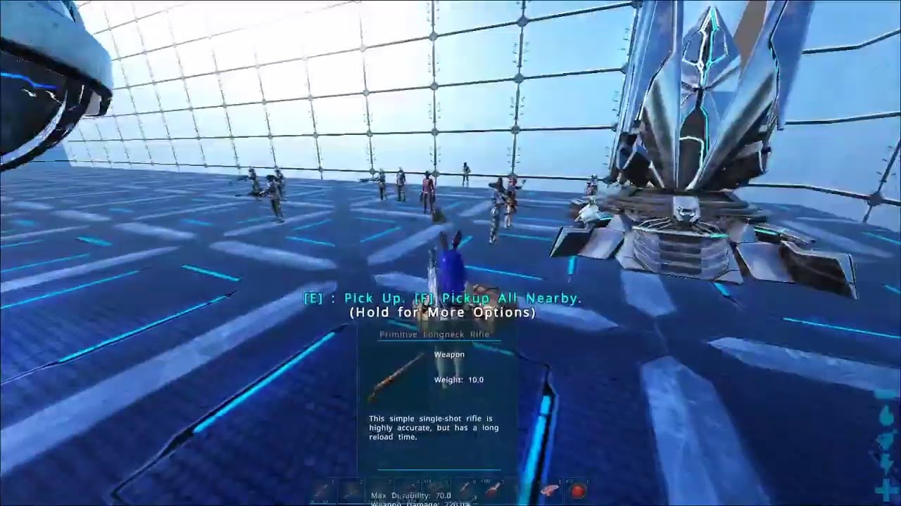Ark Arena Capture the artifact How to abuse basilisk - YouTube