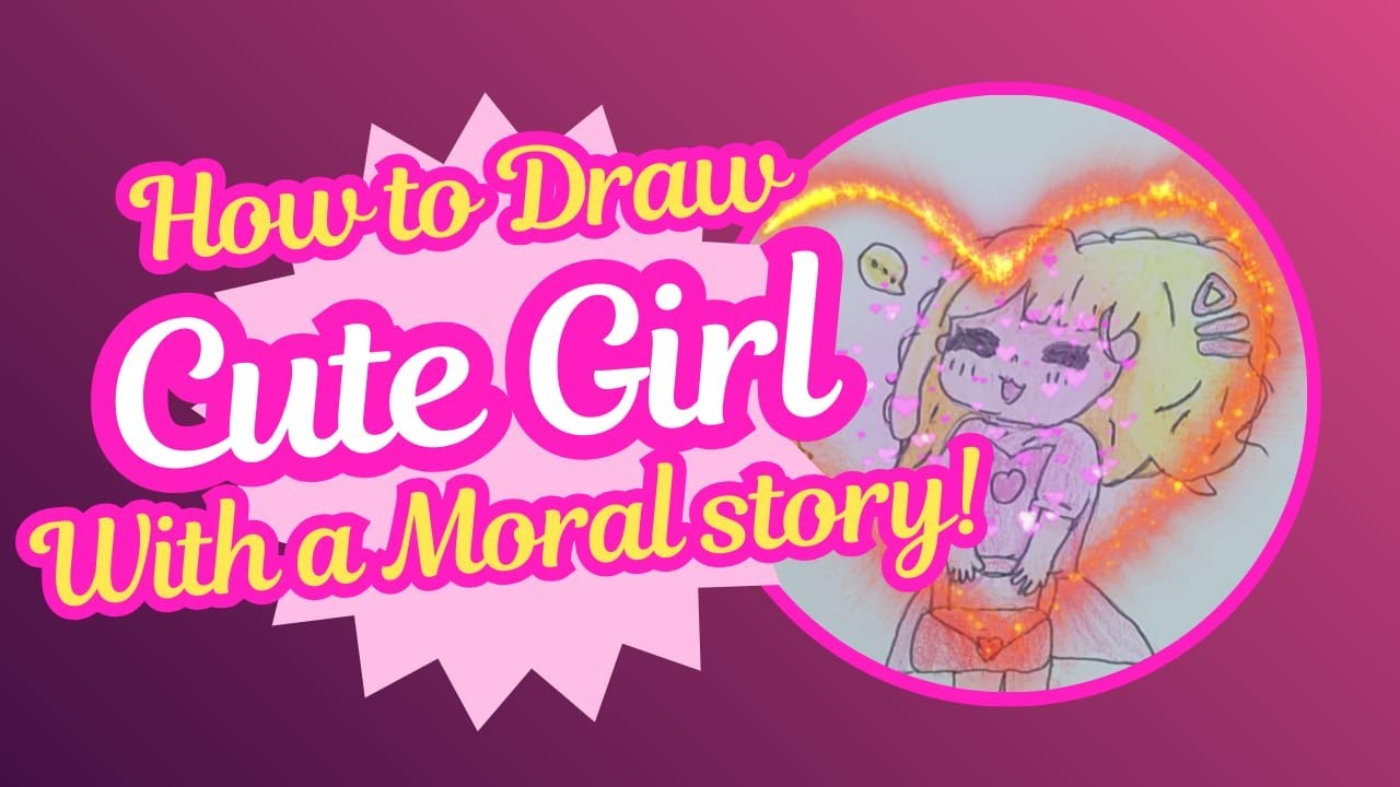 How to Draw a Cute Girl | Easy Step by Step Anime Drawing Art Tutorial ...