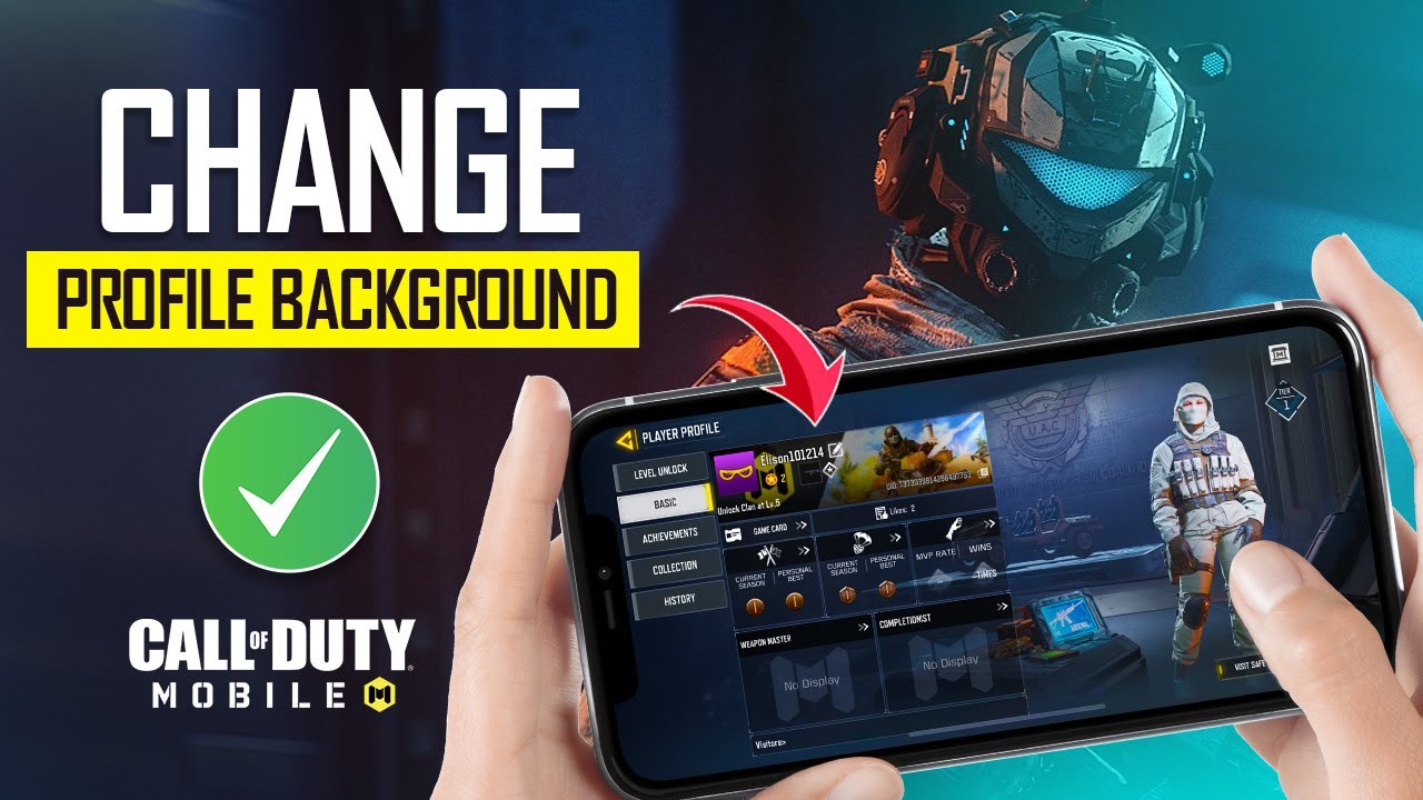 How to Change Background Profile Picture in Call of Duty Mobile on ...