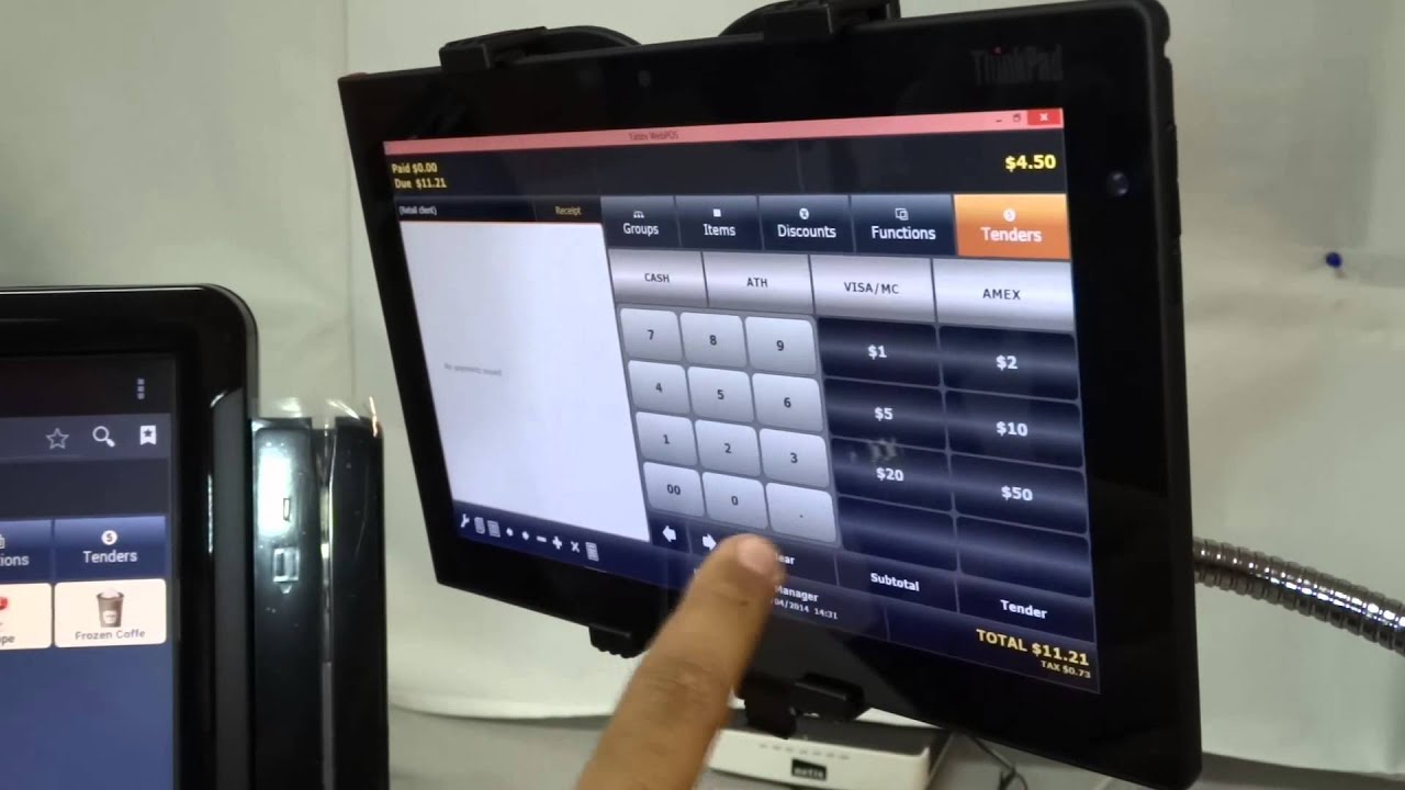 Tabby POS Sam4s - Super Business Machines - YouTube