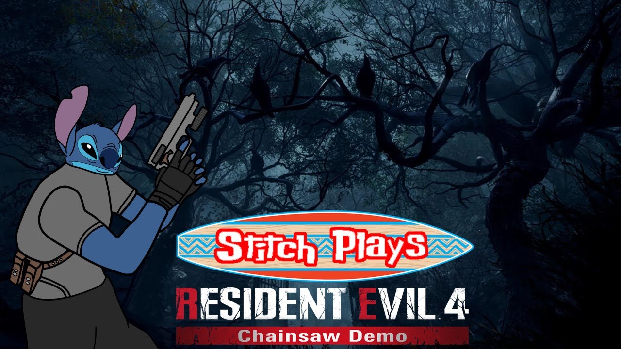 Stitch Plays Resident Evil 4 Chainsaw Demo - YouTube