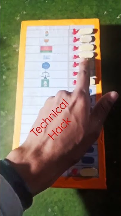 EVM machine made for school projects,#evm - YouTube