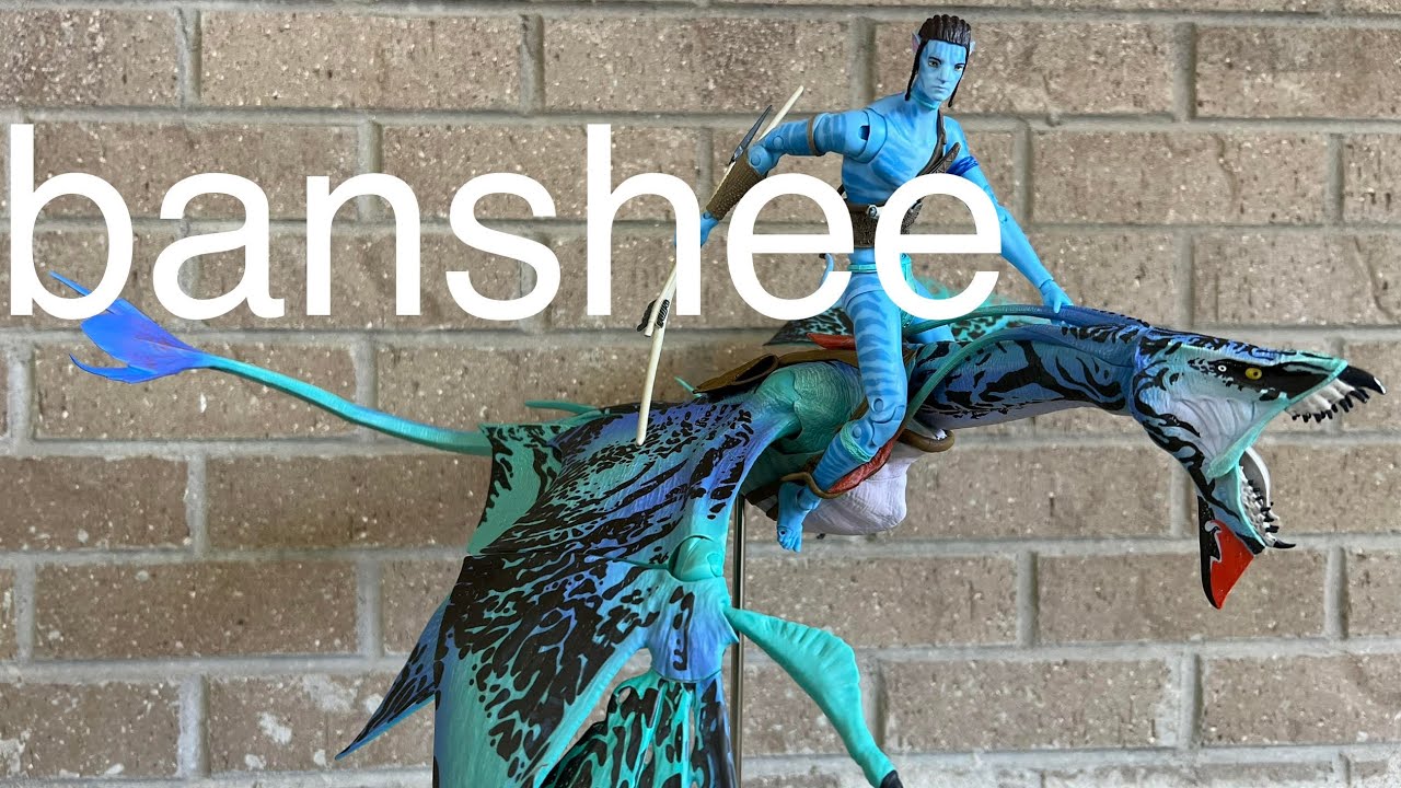 New Avatar Jake Sully's Banshee Look and Review | McFarlane Toys Did It ...