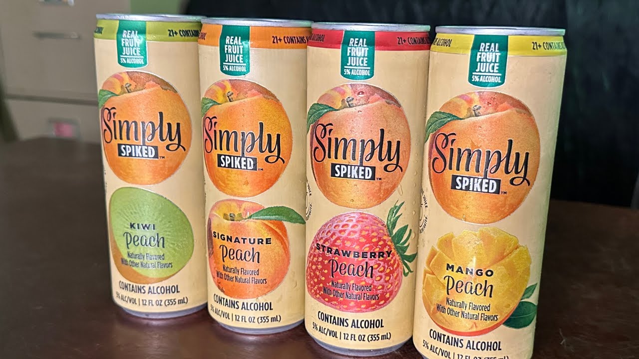 Ranking Simply Hard Peach Flavors! - YouTube