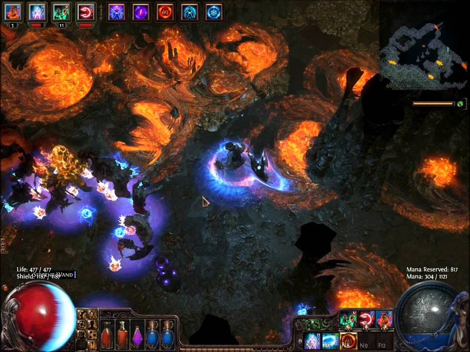 Path of Exile all bosses with a summoner witch in merciless - YouTube