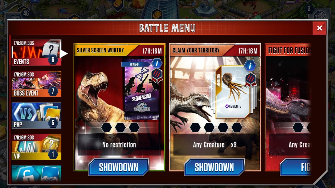 Silver Screen Worthy Special Event | Jurassic World the game - YouTube