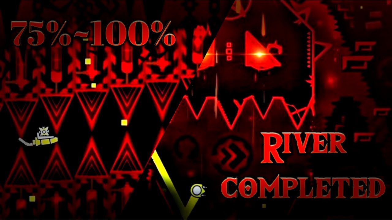 Slaughterhouse River completed, 75%~100% / Geometry Dash 2.2 - YouTube