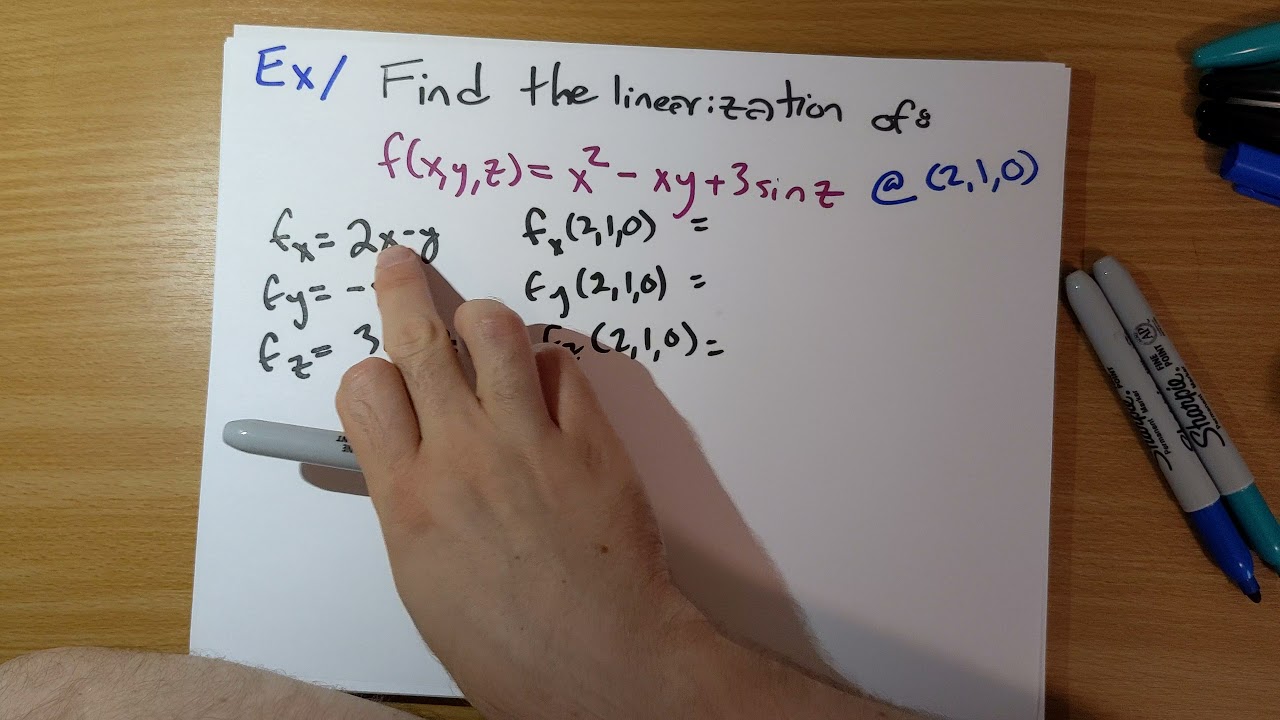 three-variable linearization - YouTube