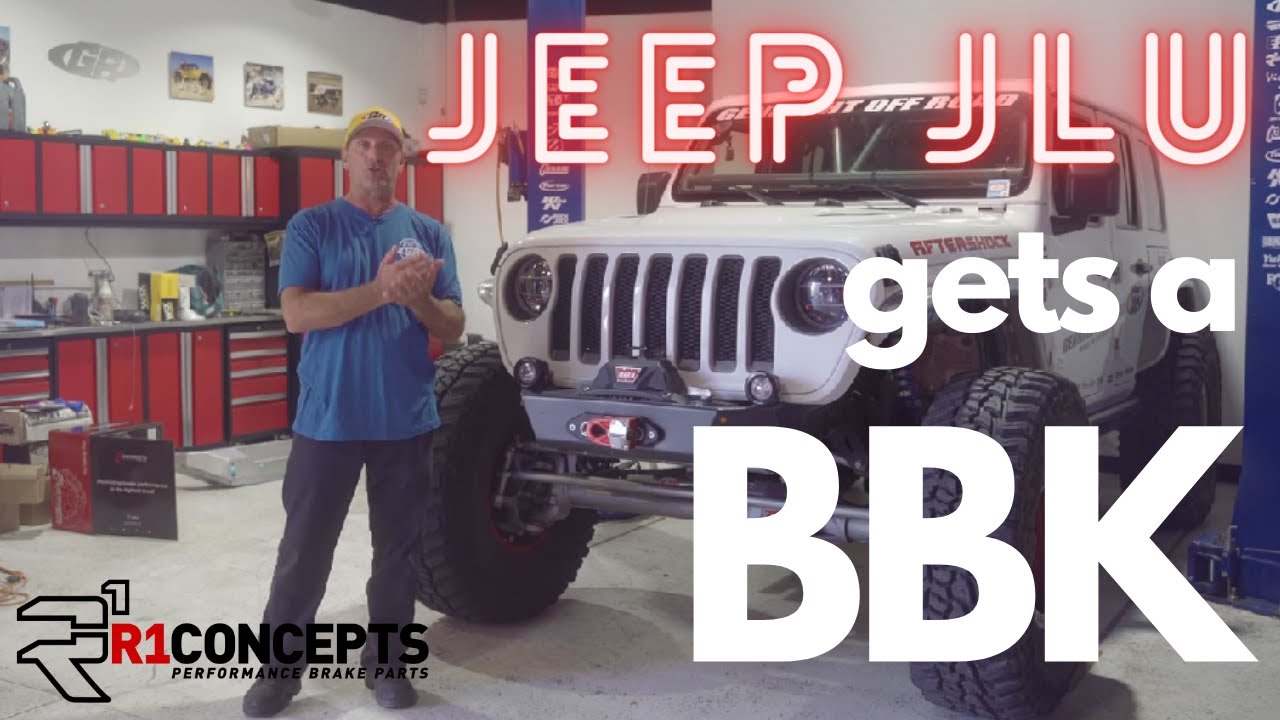 GenRight's Aftershock Jeep JLU gets an R1 Concepts' Big Brake Kit ...