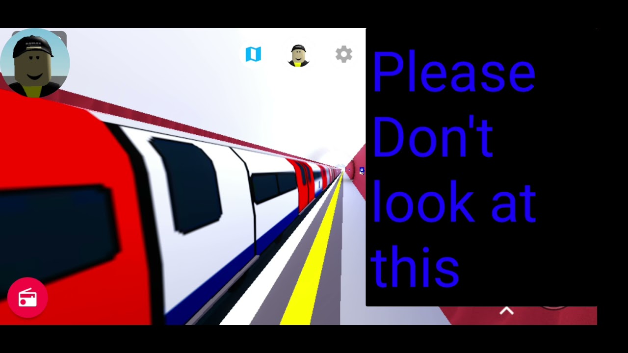 Northern line train departs at Downing square (Mind the Gap Roblox ...