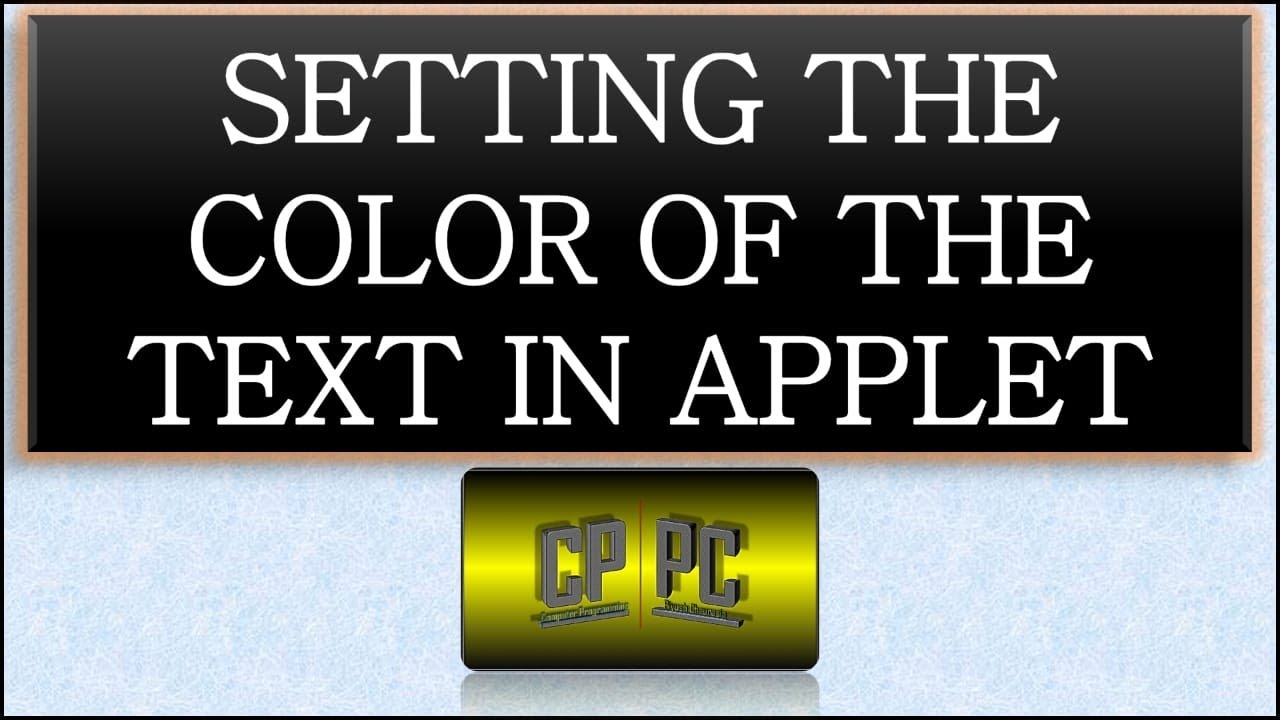 BlueJ | Setting the color of the text at fixed position in APPLET ...