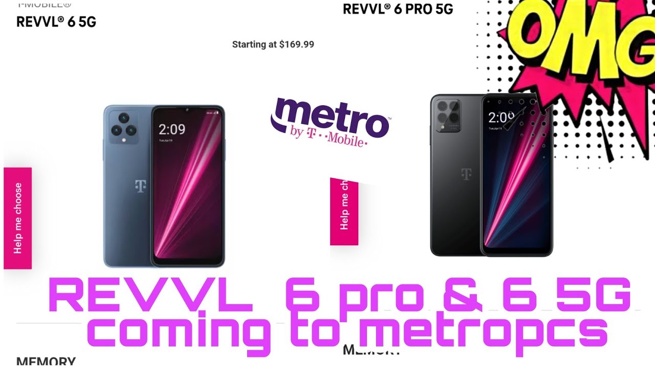 REVVL 6 PRO & 6 5G coming to #metropcs #tmobile - YouTube