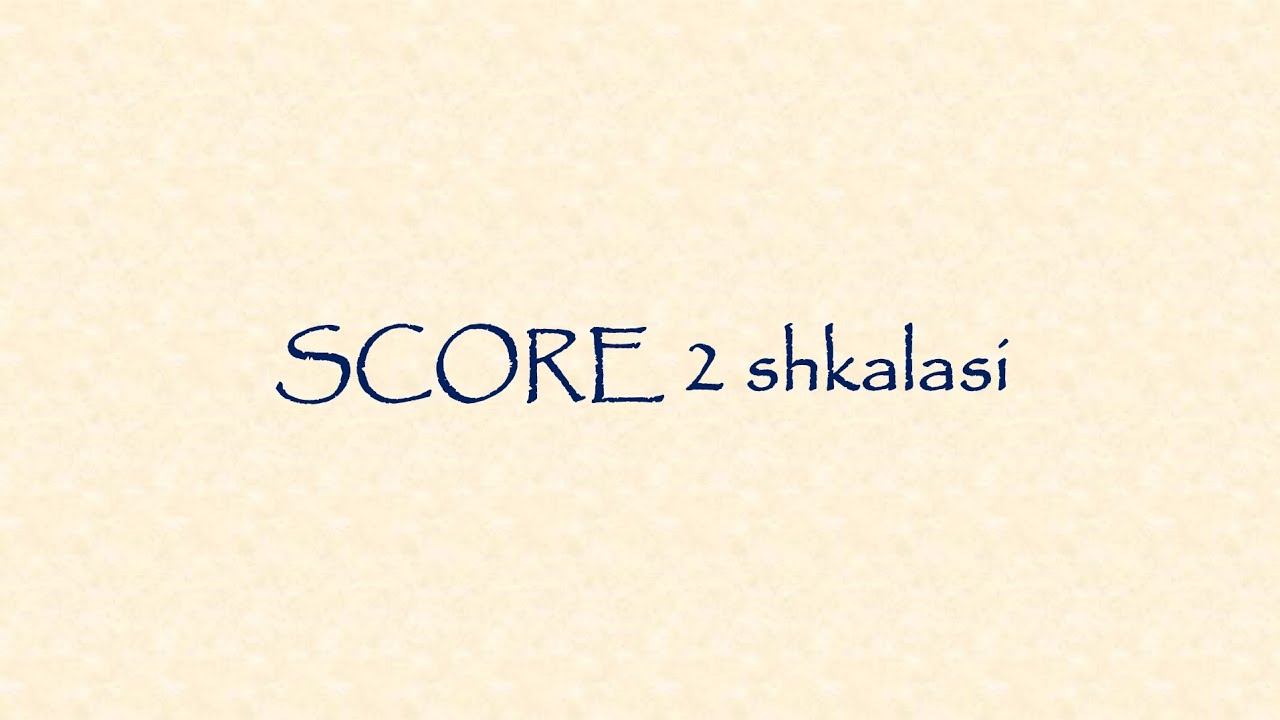 SCORE2 va SCORE2-OP – 10 yillik yurak qon-tomir kasalliklari xavfini baholash shkalalari - YouTube
