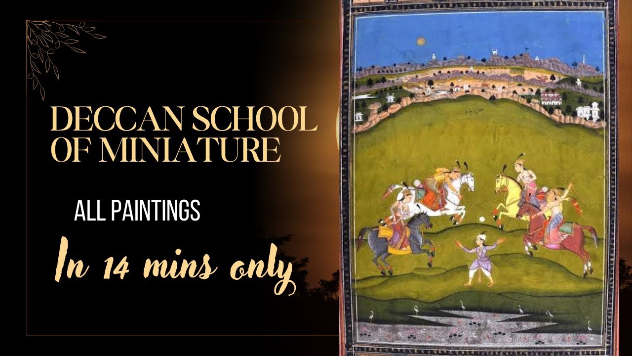Deccan School of miniature painting (all paintings ) class 12 - YouTube