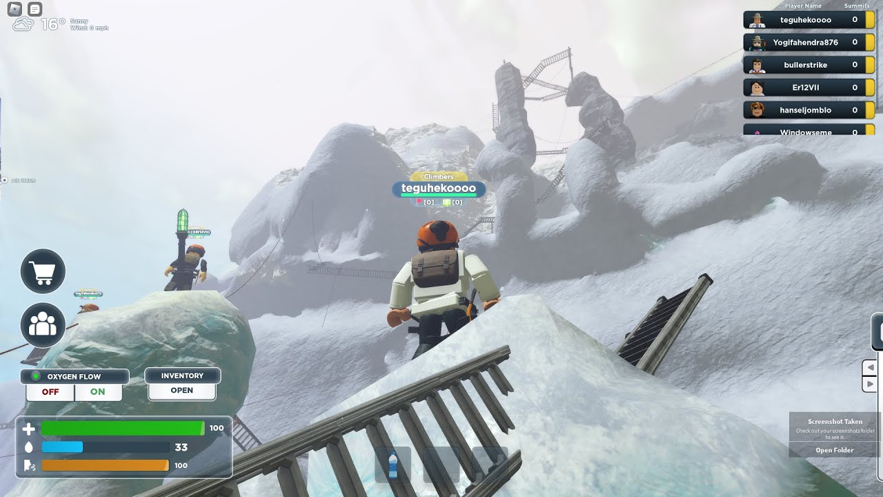 Mengulangi pendakian kemarin | Mt. Everest Climbing Roleplay ROBLOX ...