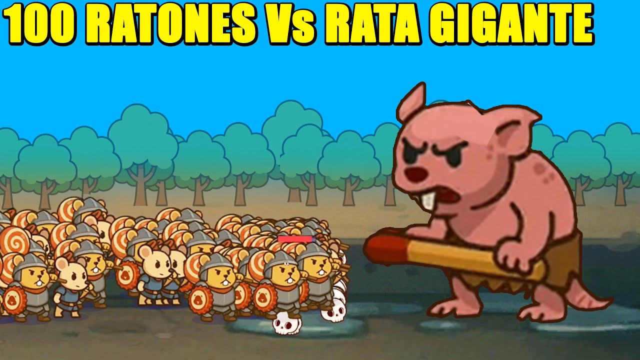 100 RATONES Vs 1 SUPER RATA - YouTube