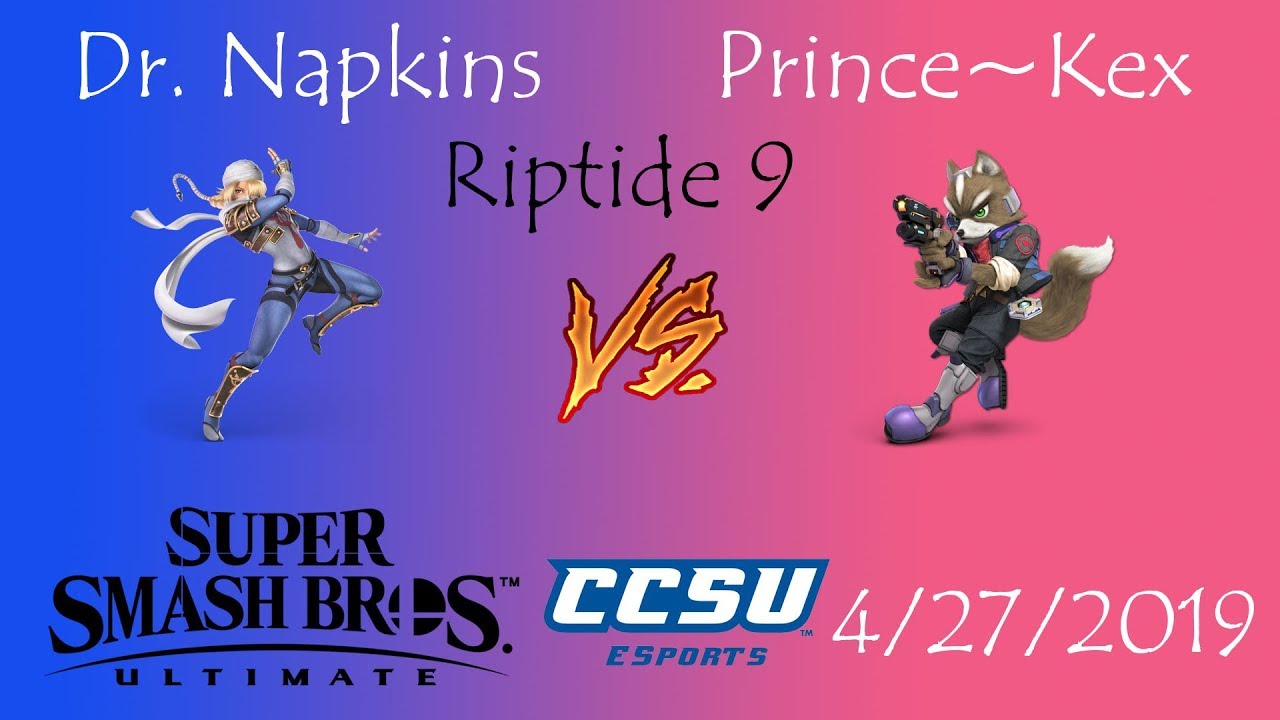 Riptide 9 CCSU Smash Ultimate - (Winners Finals) Dr. Napkins (Sheik) vs ...