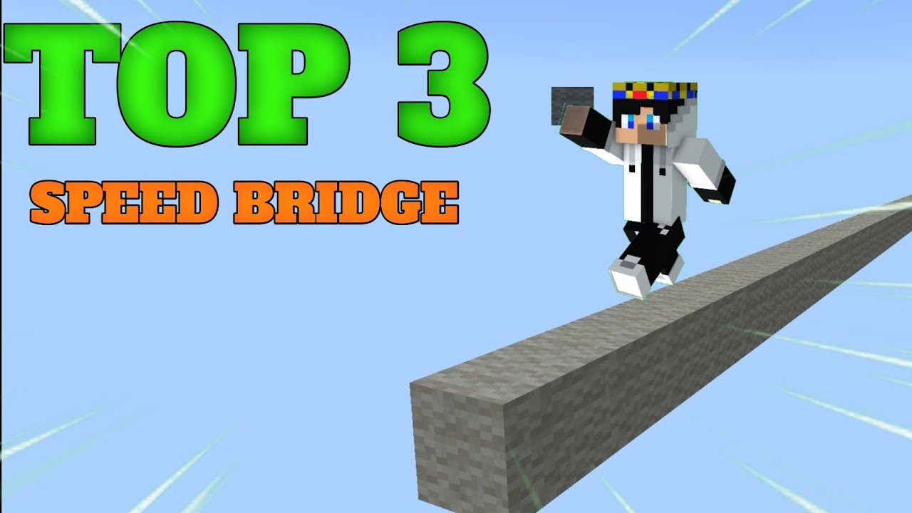 Minecraft speed bridging tutorial in mobile - YouTube
