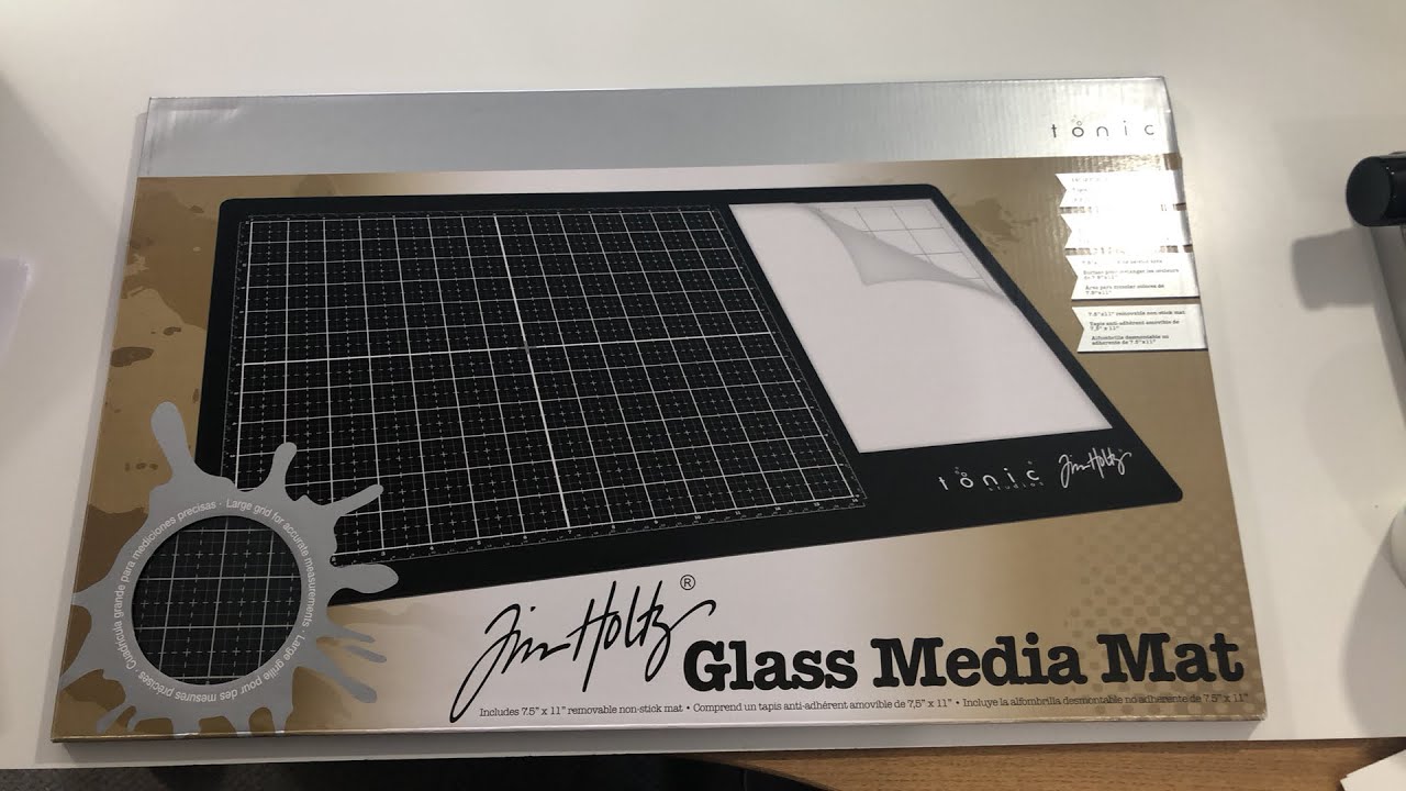 Unboxing the new Tim Holtz Glass Media Mat - YouTube