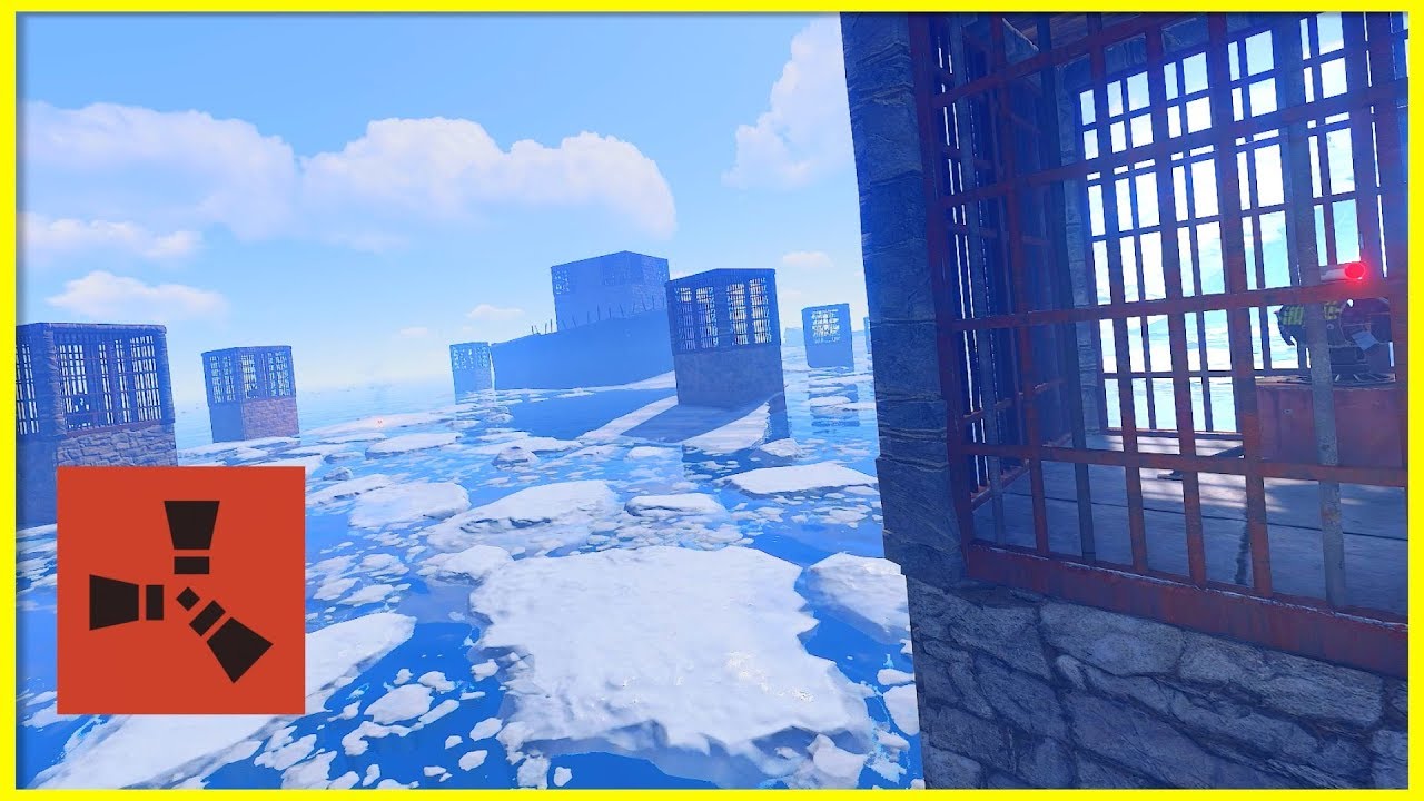 Rust Raids: ICE SHELF TURRET RUN | FLOATING BASE - YouTube
