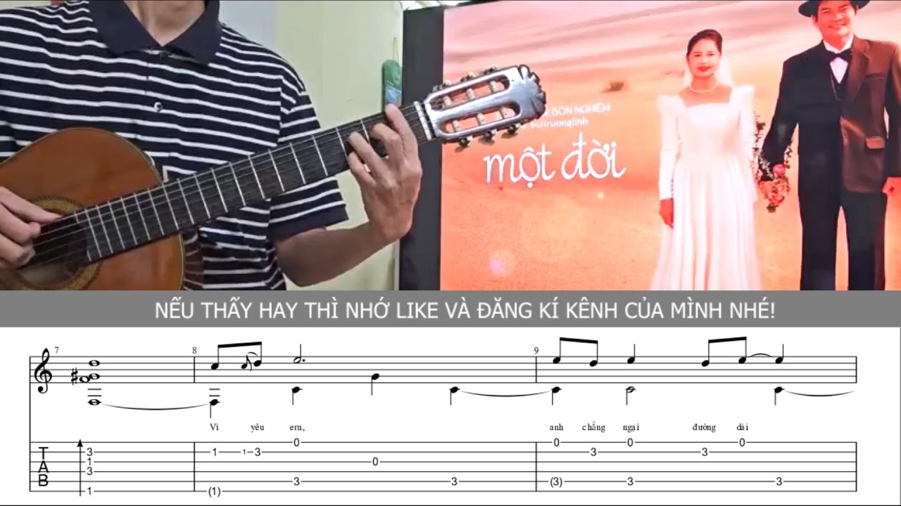 MỘT ĐỜI-14 Casper & Bon Nghiêm (feat. buitruonglinh)| GUITAR SOLO+TAB PDF| FINGERSTYLE - YouTube