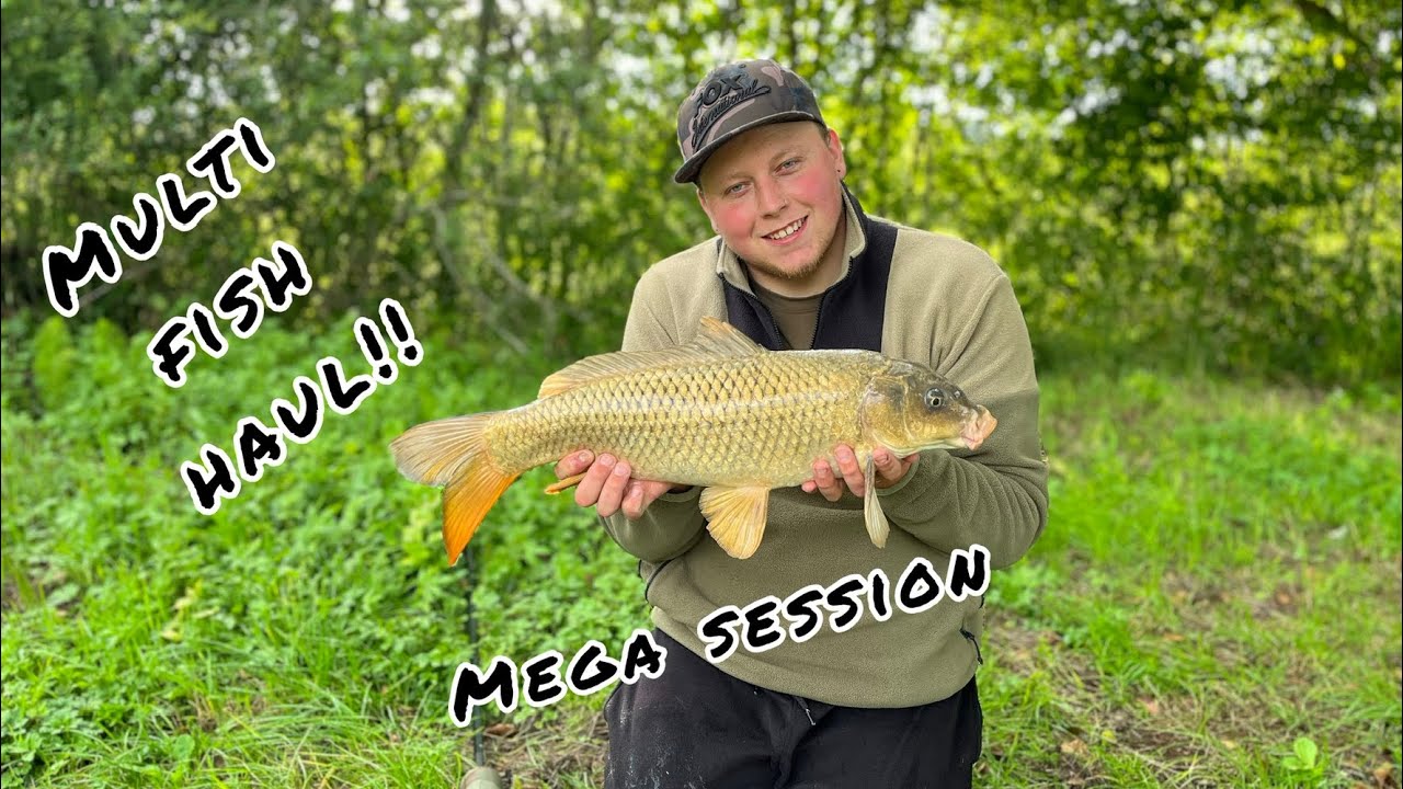 Multi Fish Haul at a lake I’ve never fished!!!! - YouTube