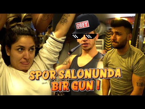 SPOR SALONUNDA 1 GÜNÜMÜZ , KOMEDİ İÇERİR !!