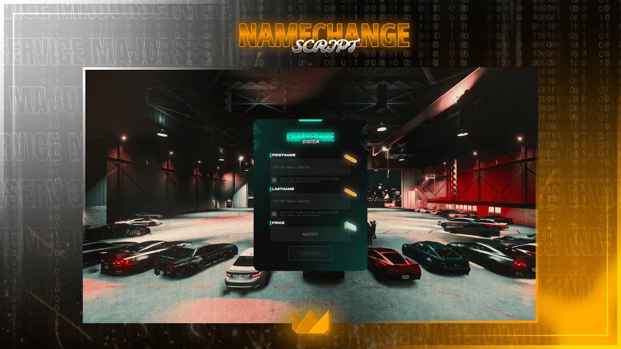 [FREE/FiveM/ESX] Namechange Station - ms_namechange - YouTube