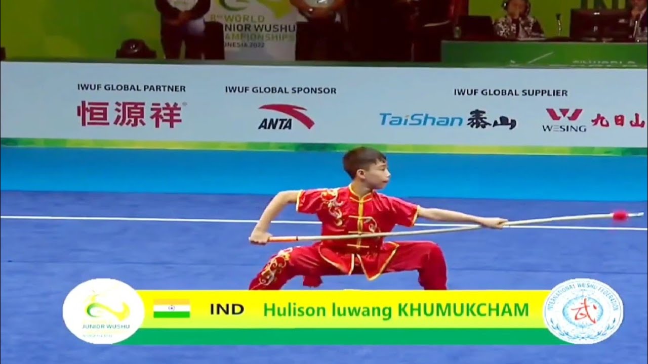Hulison Luwang Khumukcham_ Qiangshu_8th World Junior Wushu Championship ...