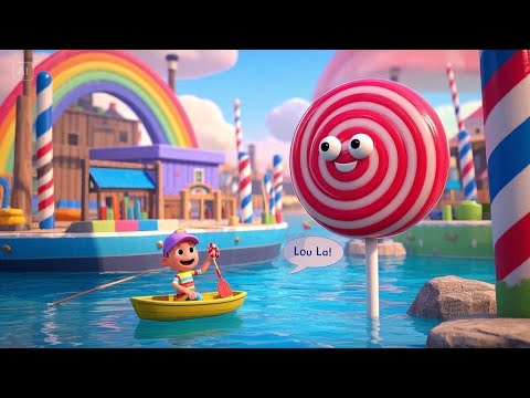 Row Row Through the Candy Sea | Sweet Adventure Song for Kids | Nursery ...