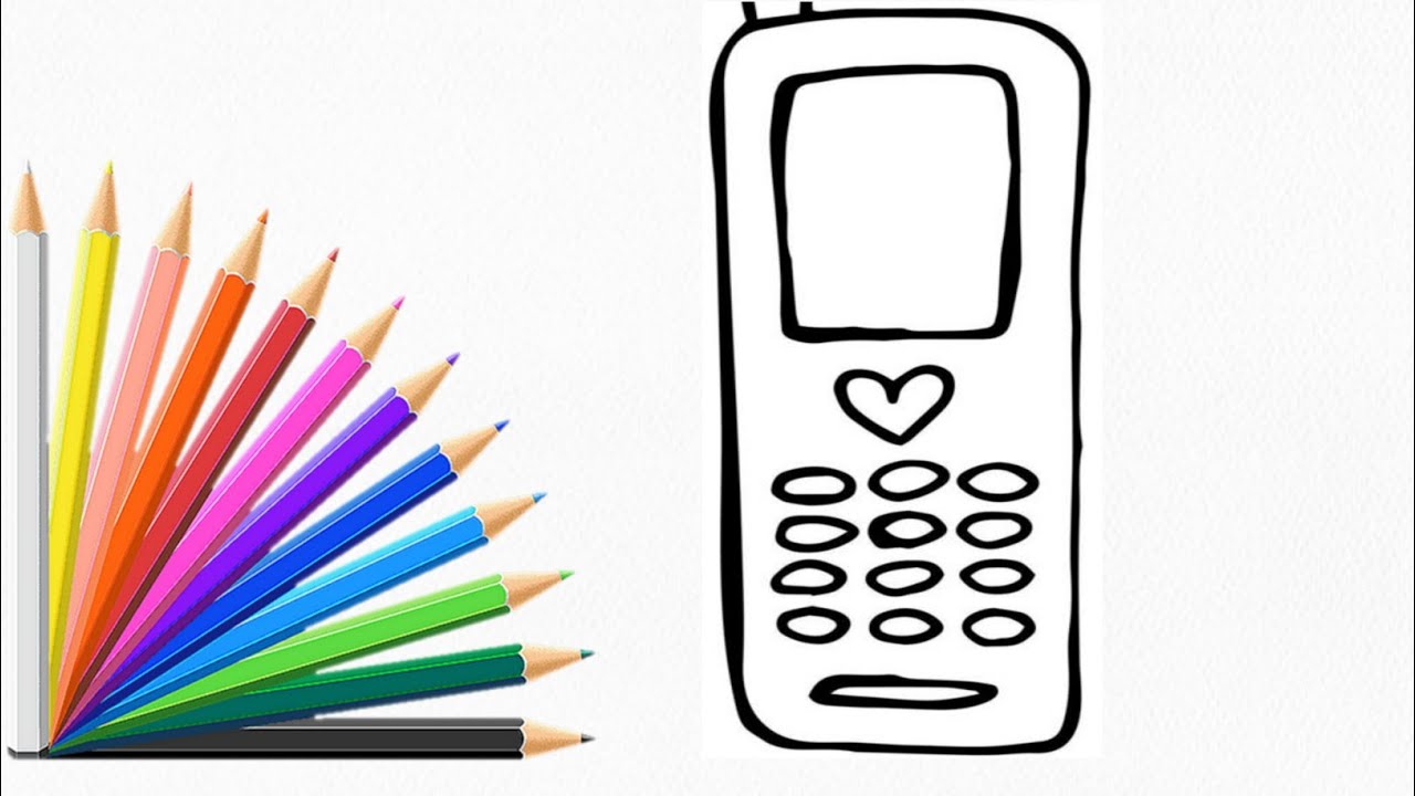 Creative Kids' Art: Learn to Draw an Antique Telephone with Simple ...