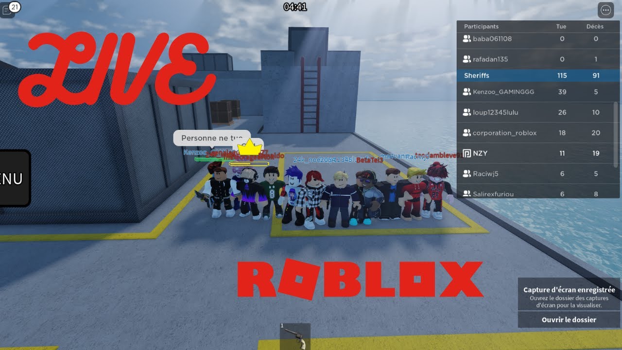 LIVE Roblox 63 Venez jouez avec moi - YouTube