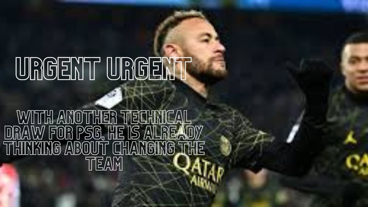 psg coach already thinks about change with another draw - YouTube
