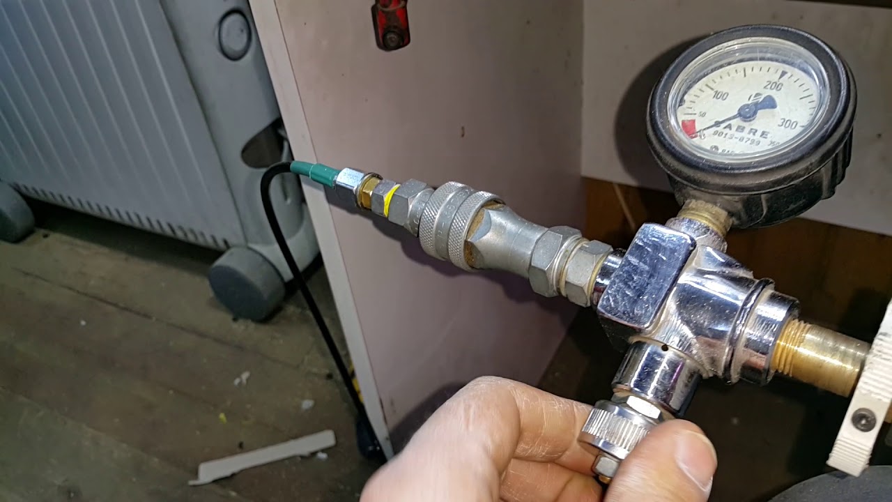 Easy way of a scuba valve test after restoration / restorasyon sonrası ...